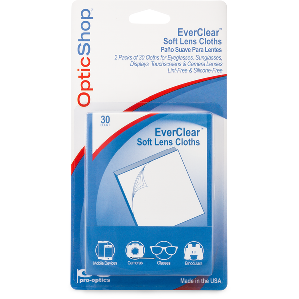 Ever-Clears™ Soft Lens Cloths (213) | Pro-Optics - Pro-Optics LLC