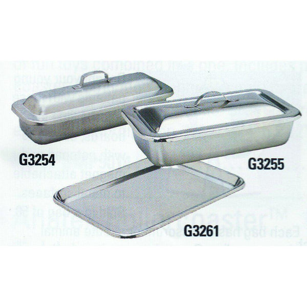 Stainless Steel Flat Instrument Tray (No Cover - G3261) - Pro-Optics LLC